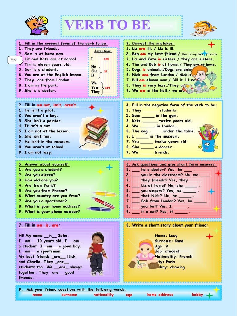 Verb To Be | PDF | Linguistics