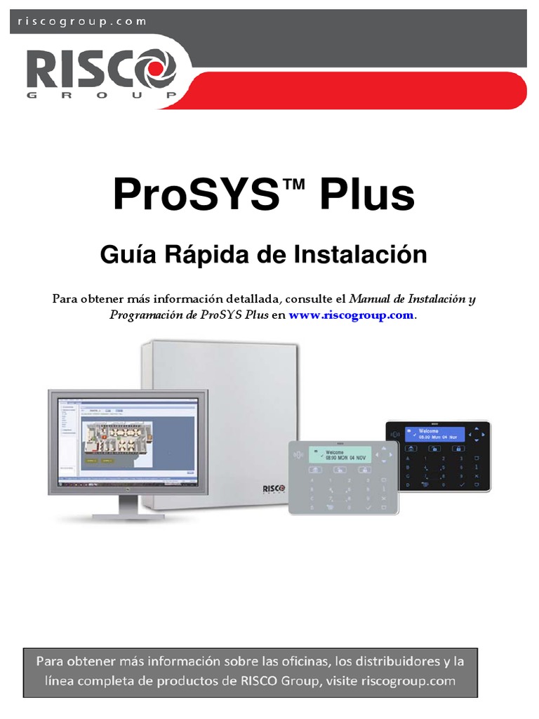 Guía de Instalación ProSYS Plus | PDF | Ingenieria Eléctrica | Hardware de la computadora