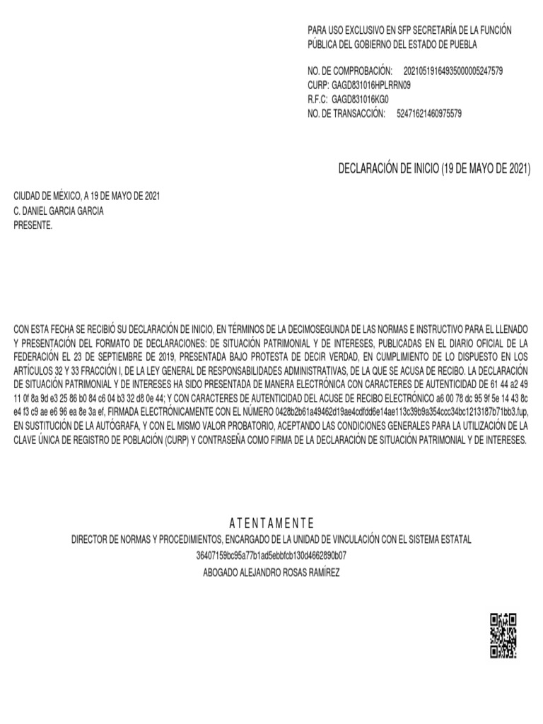 Acuse | PDF | México | Federación