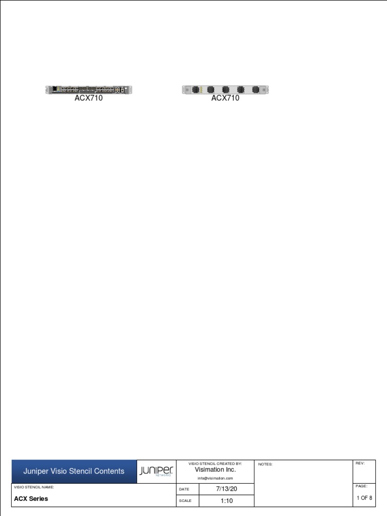 Juniper ACX Series Index Sheet For Visio Icons | PDF | Computer Science ...