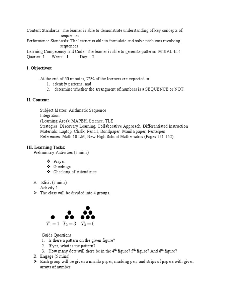 Arithmetic Sequences | PDF | Radio | Cognition