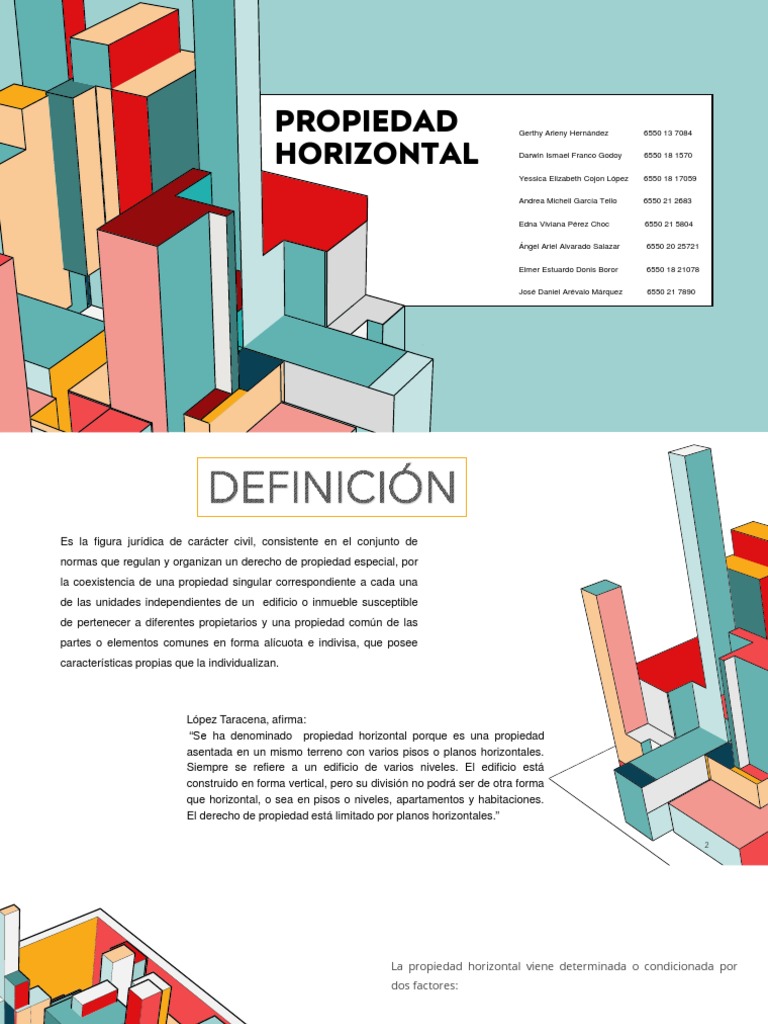 Presentacion Propiedad Horizontal | PDF | Propiedad | Condominio