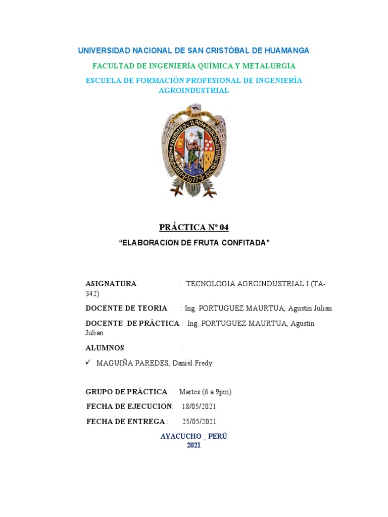 Elaboración de Fruta Confitada en Casa | PDF | Dieta y nutrición | Azúcar