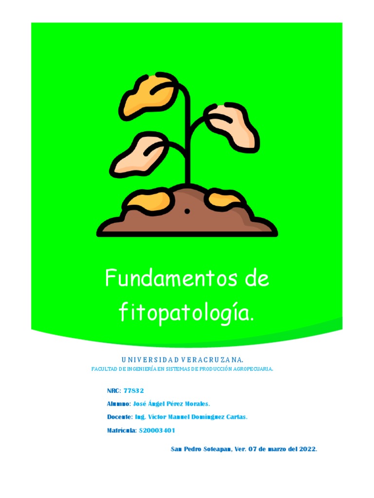 Act03 Fitopatología PérezMorales | PDF | Virus | Hongo