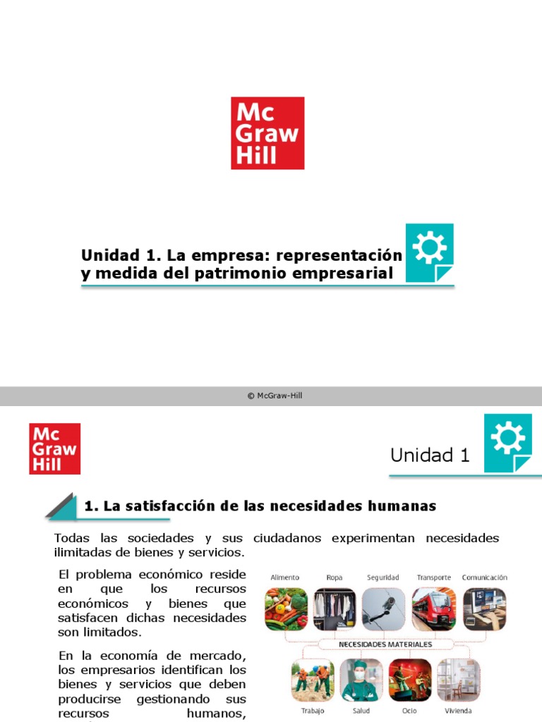 U1. La Empresa Representación y Medida Del Patrimonio Empresarial | PDF | Contabilidad | Business