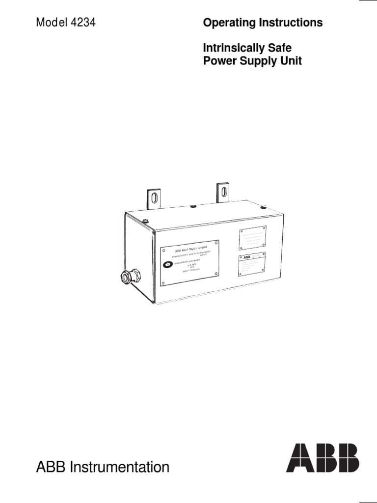 IM - 4234 - 7 Intrinsically Safe Power Supply Unit | Download Free PDF ... IM - 4234 - 7 Intrinsically Safe Power Supply Unit | Download Free PDF ...