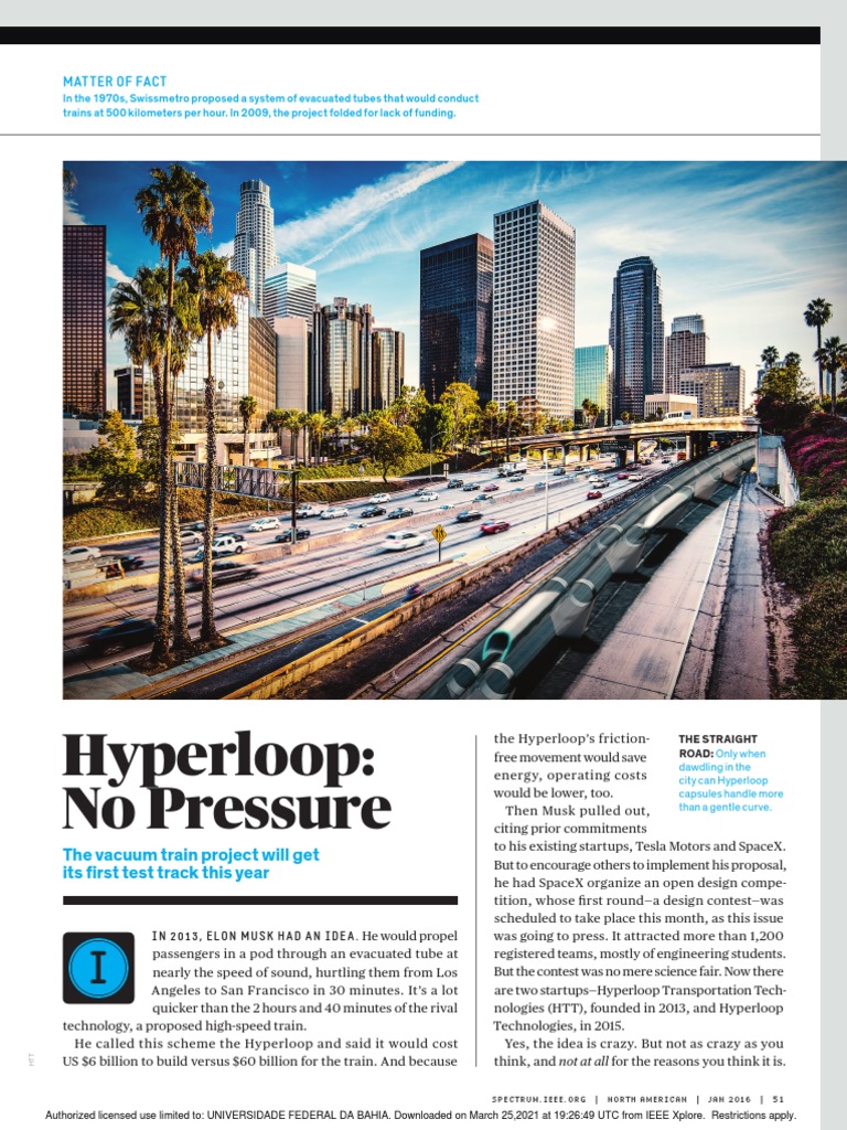 Hype Loop | PDF | Hyperloop | Transport