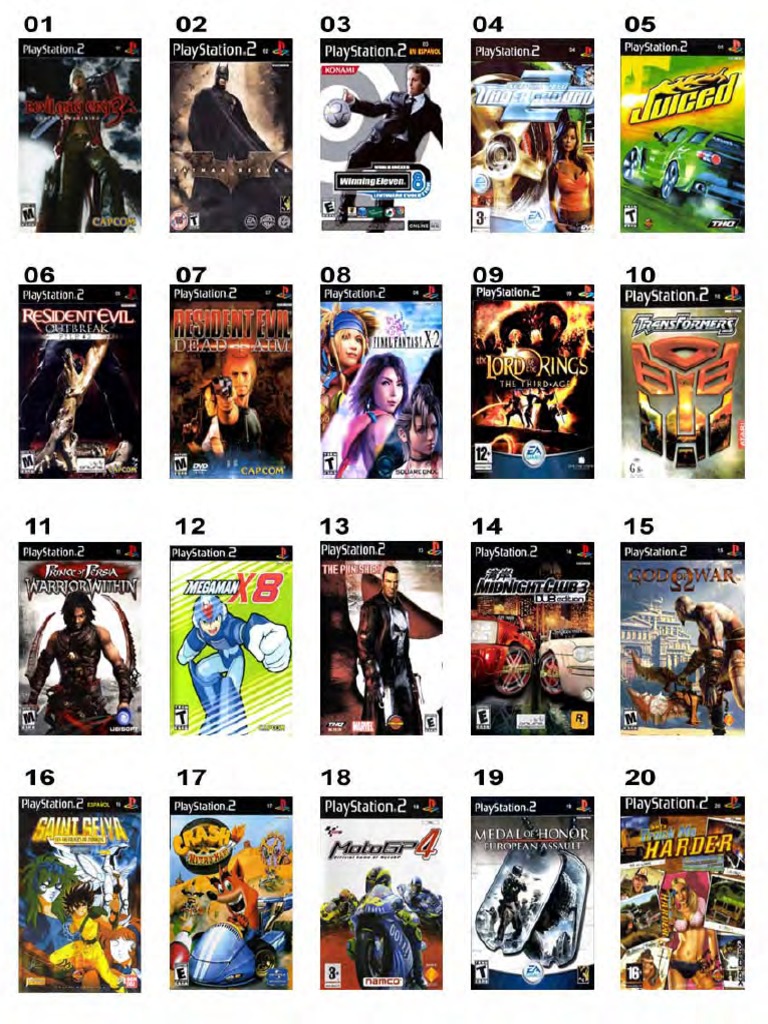 Fdocuments - Ec - Catalogo Playstation 2 | PDF