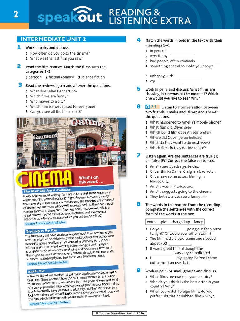 Speakout Extra Reading & Listening-4 | PDF