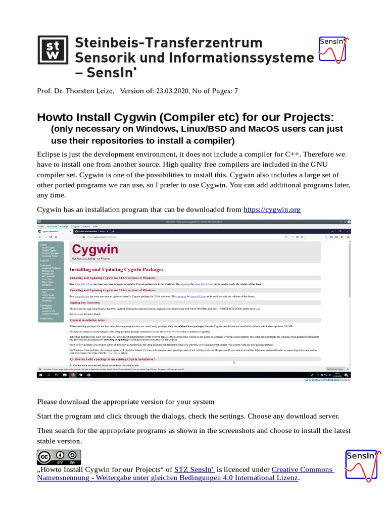 Howto Install Cygwin | PDF | Integrated Development Environment | Computer Engineering