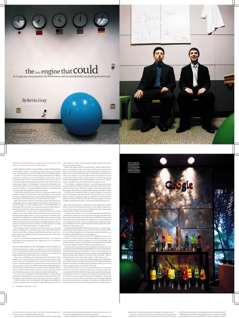 The Google Guys | PDF | Google | Search Engine Optimization