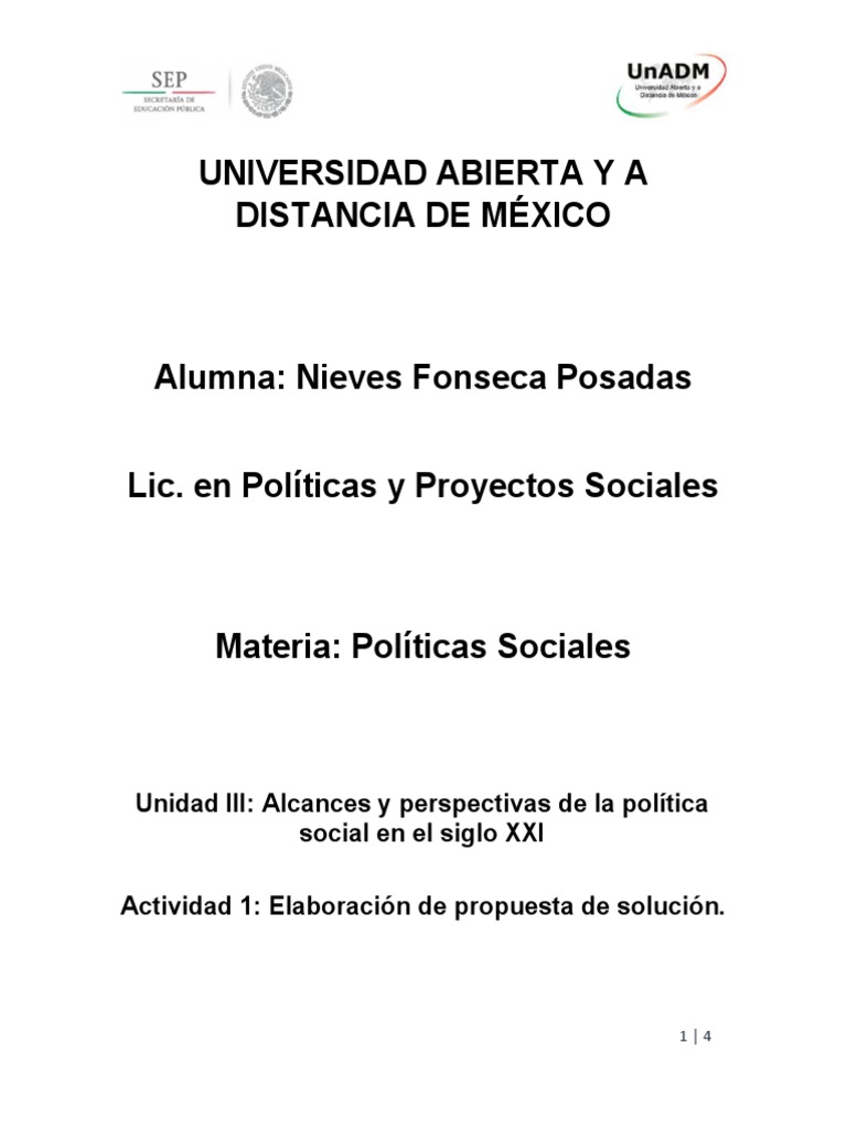 Ppso U3 A1 Nifp | PDF | Valores