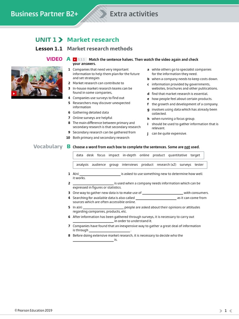 BusPart B2 ExClassPracWS | PDF | Banks | Marketing Research