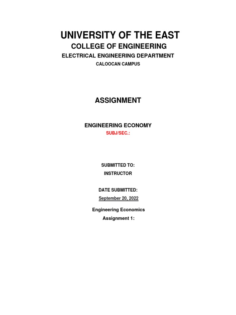 M1 Assignment No. 1 | PDF | Prices | Pump