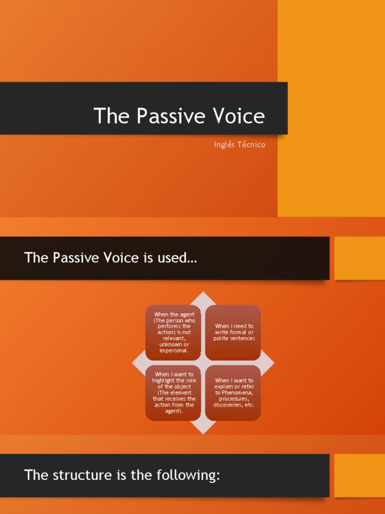 The Passive Voice Presentation | PDF | Verb | Semantic Units
