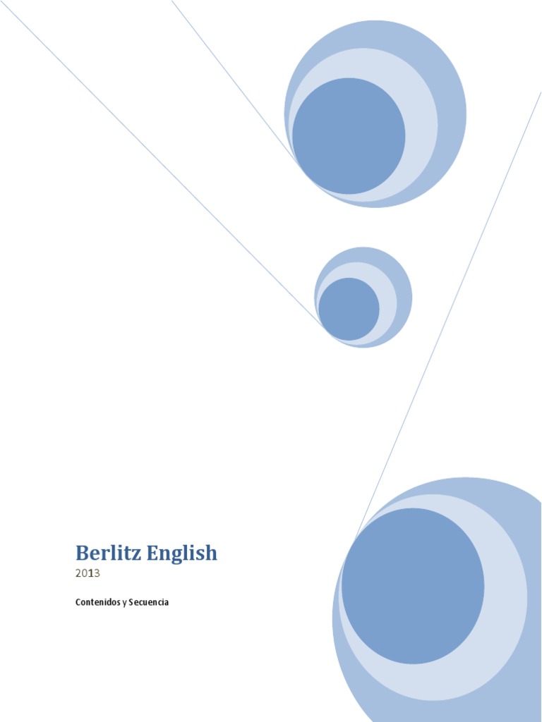 Programa Berlitz English 2013 | PDF | Marketing