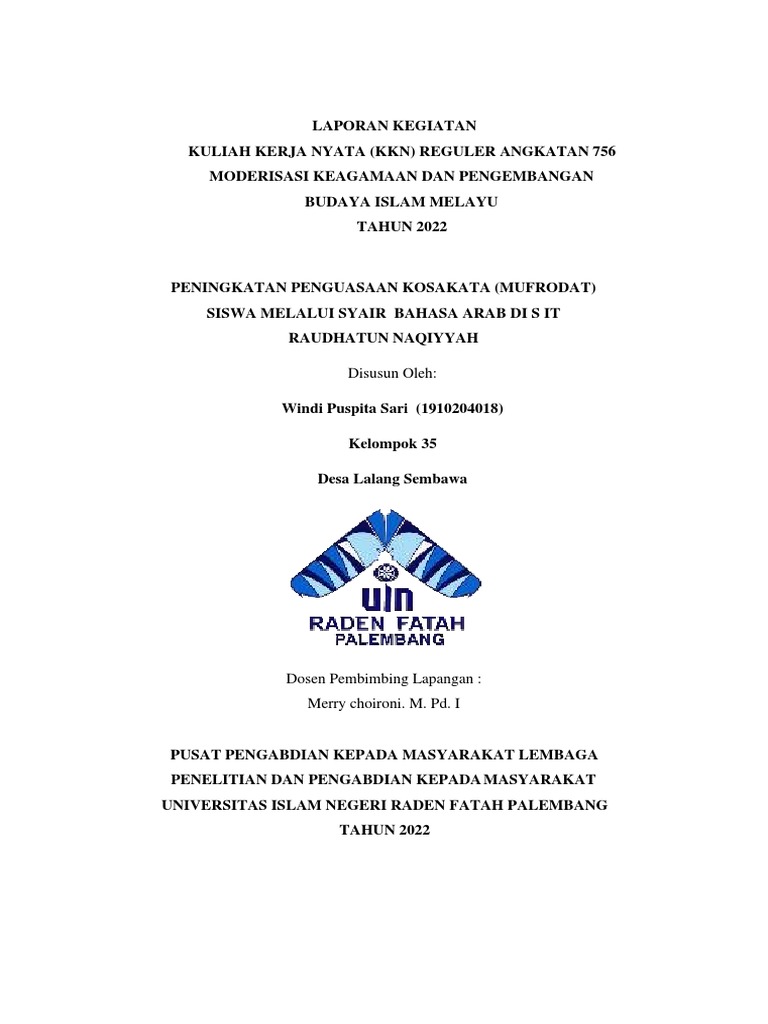 Artikel KKN Windi P.S-1 | PDF | Seni & Disiplin Bahasa