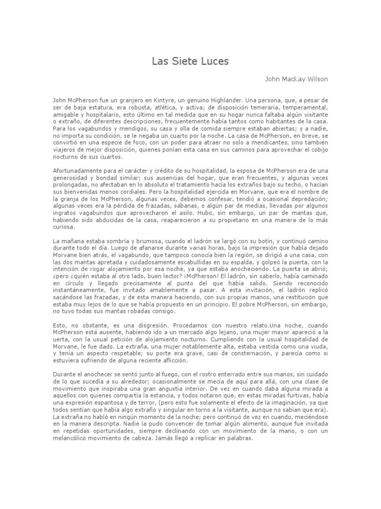 Las Siete Luces | PDF