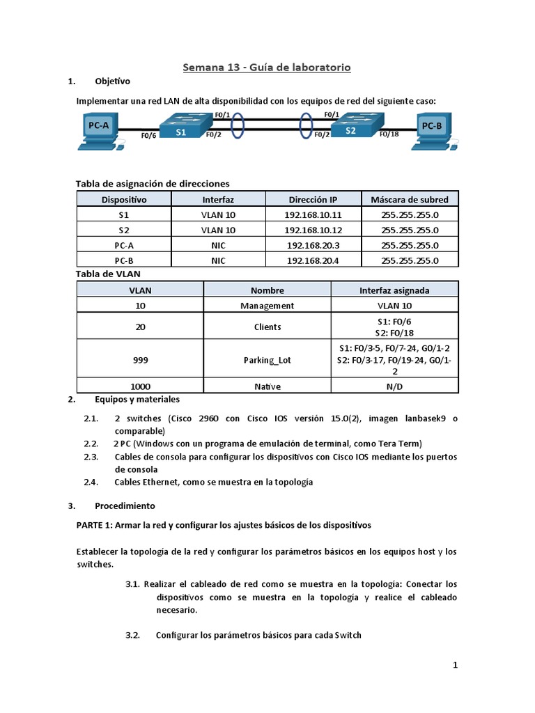 Actividad 10 Cisco Packet Tracer | PDF | Red de arquitectura ...