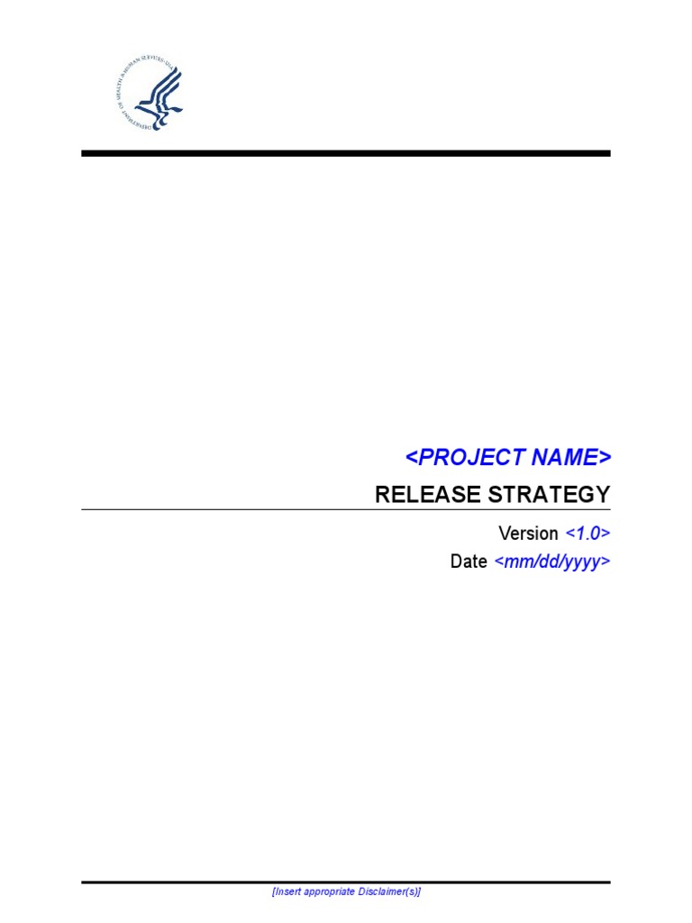 Release Strategy Document Template | PDF | Project Management | Risk ...