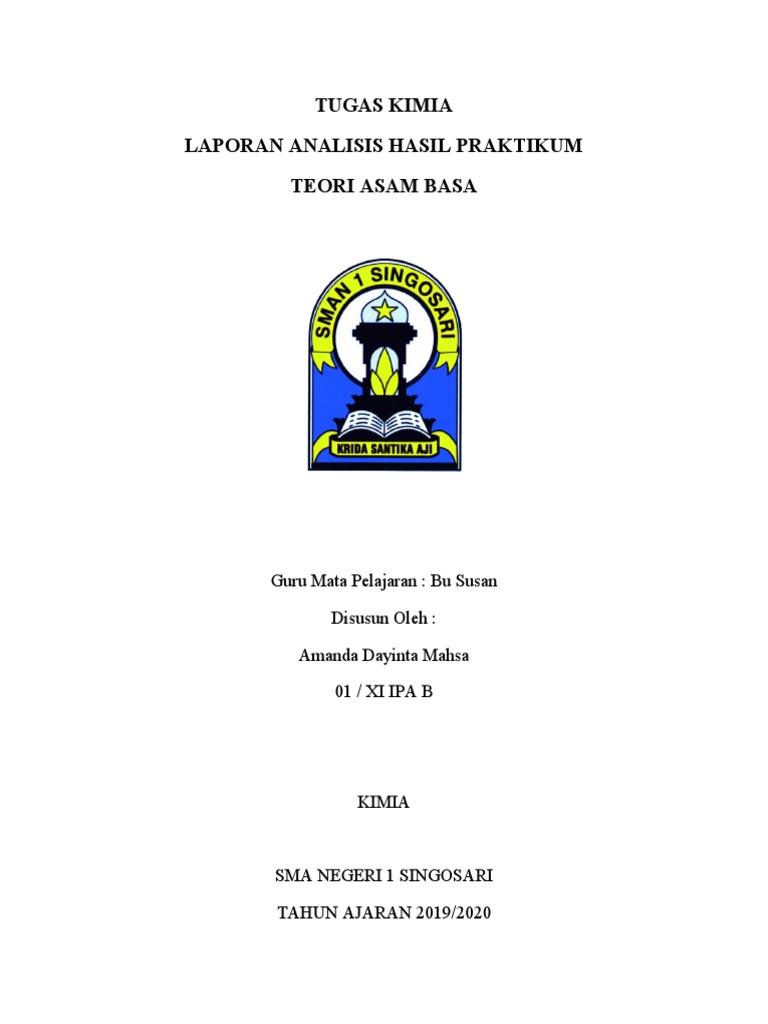 Analisis Sifat Asam Basa dan pH | PDF | Memasak, Makanan, & Anggur ...