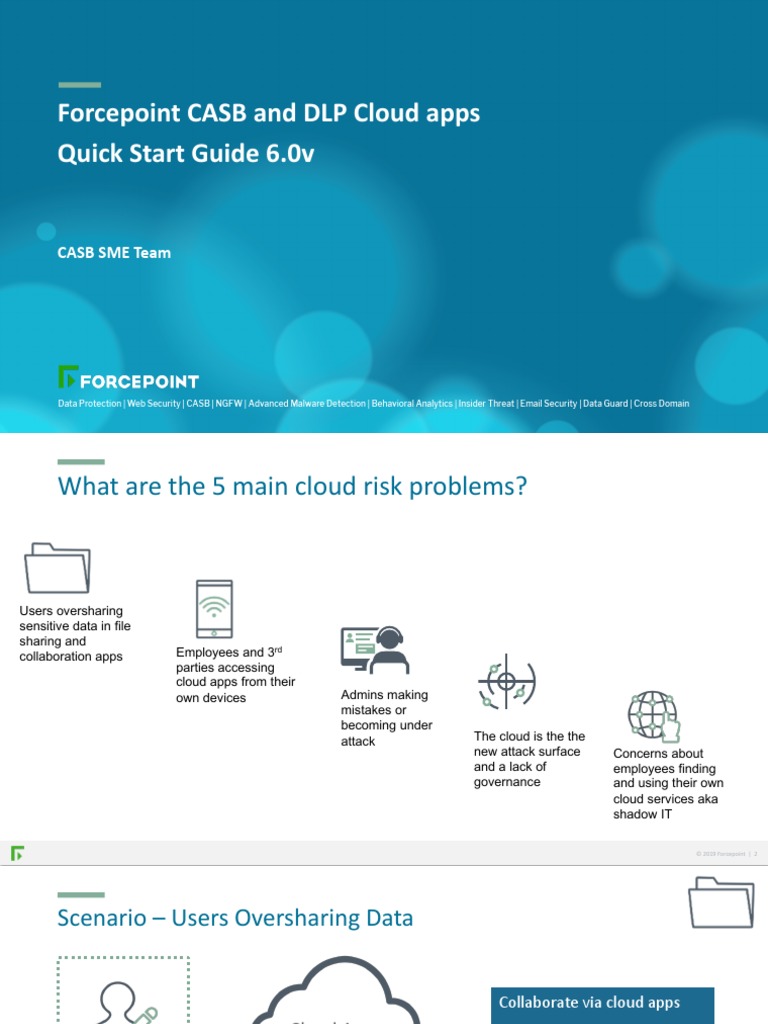 Forcepoint Casb Quickstart Use Cases V60 Pdf Cloud Computing Ios 6626