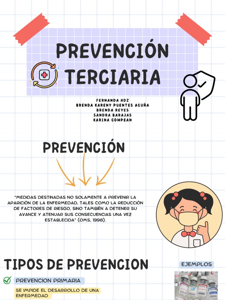 Prevención Terciaria Pdf Asistencia Sanitaria Preventiva Terapia