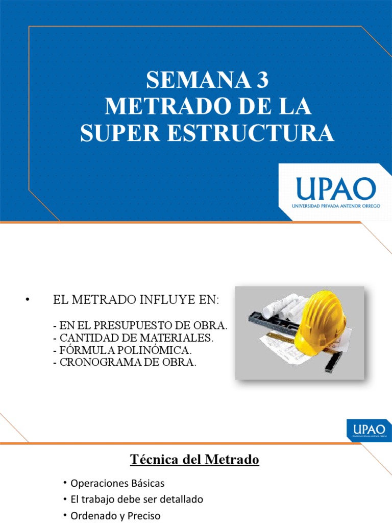 3 Metrado de La Super Estructura Final 2022-1 | PDF | Hormigón ...