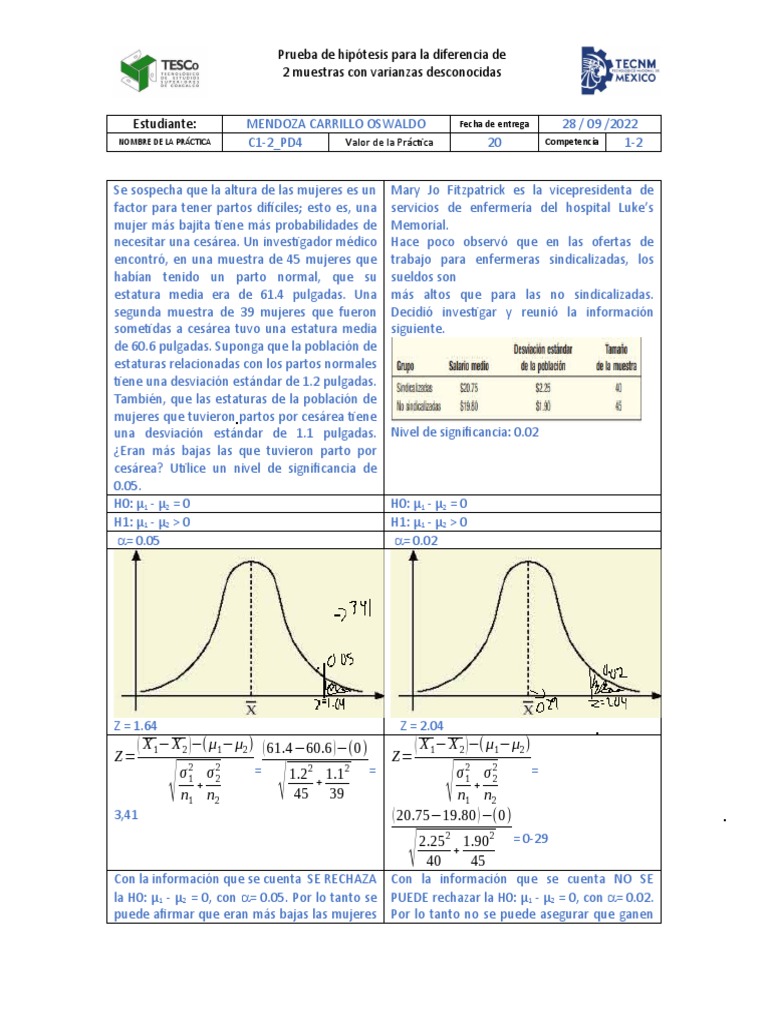 Reporte de Practicas | PDF | Desviación Estándar | Estadísticas