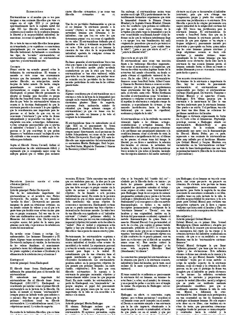 13 Separata Filosofia Existencialista | PDF | Existencialismo | Martin Heidegger