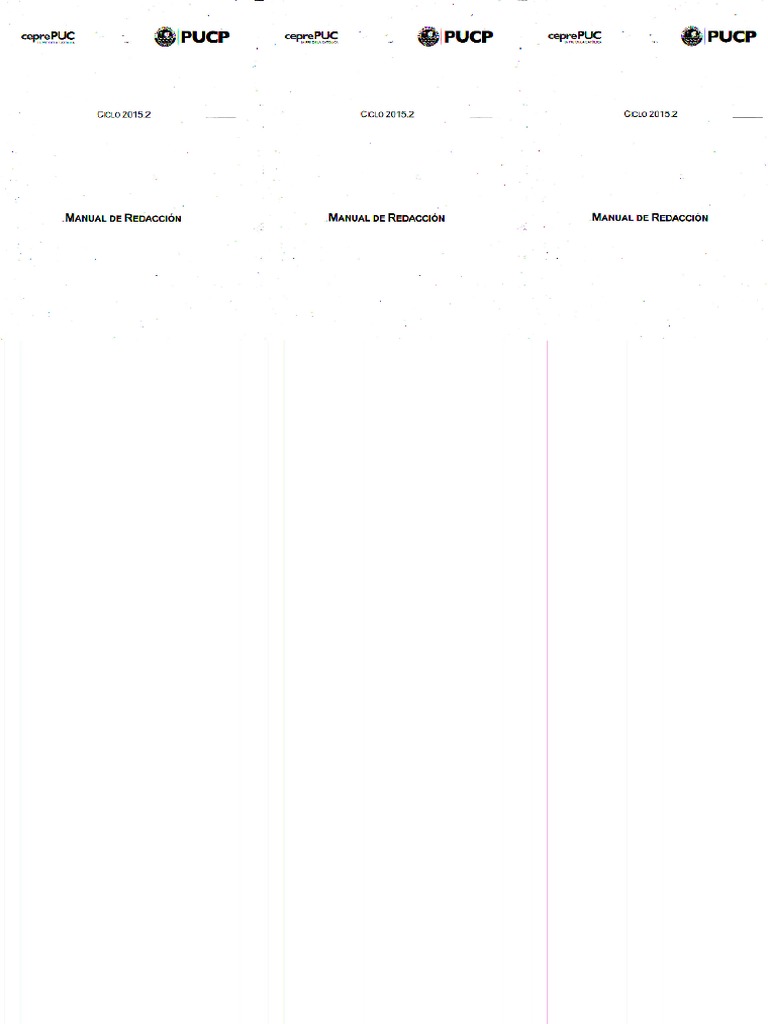 Manual de Redaccion Ceprepuc 2015 2pdf - Compress | PDF