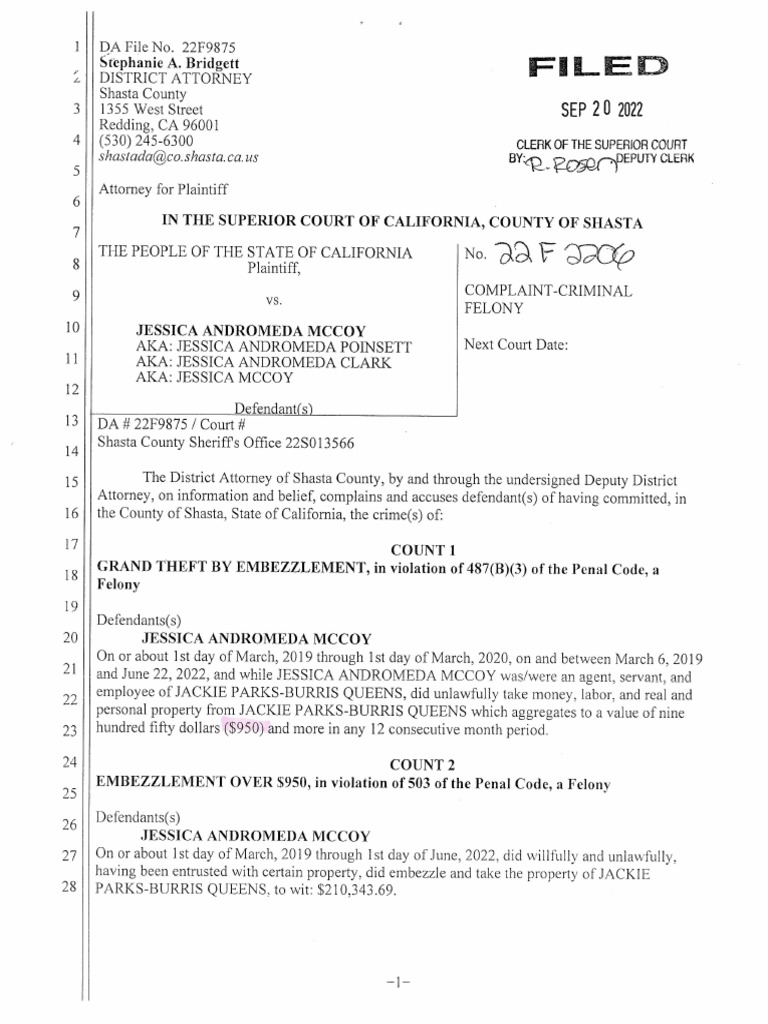 Embezzlement Arrest | PDF