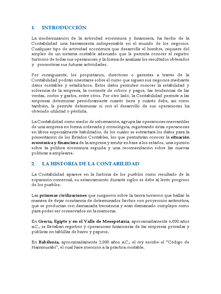 Introduccion A La Contabilidad | Descargar gratis PDF | Contabilidad ...