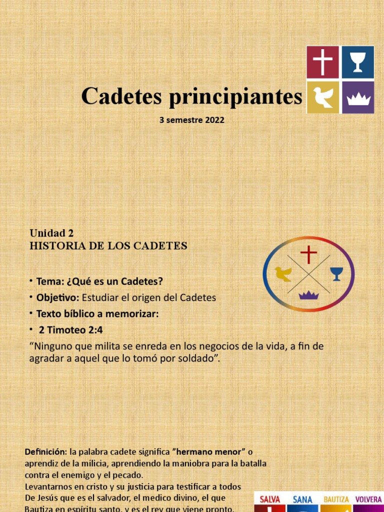 Clase de Cadete 3 Semana Que Es Cadetes | PDF