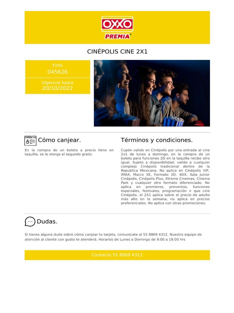 Cupon Cinepolis Promo | PDF