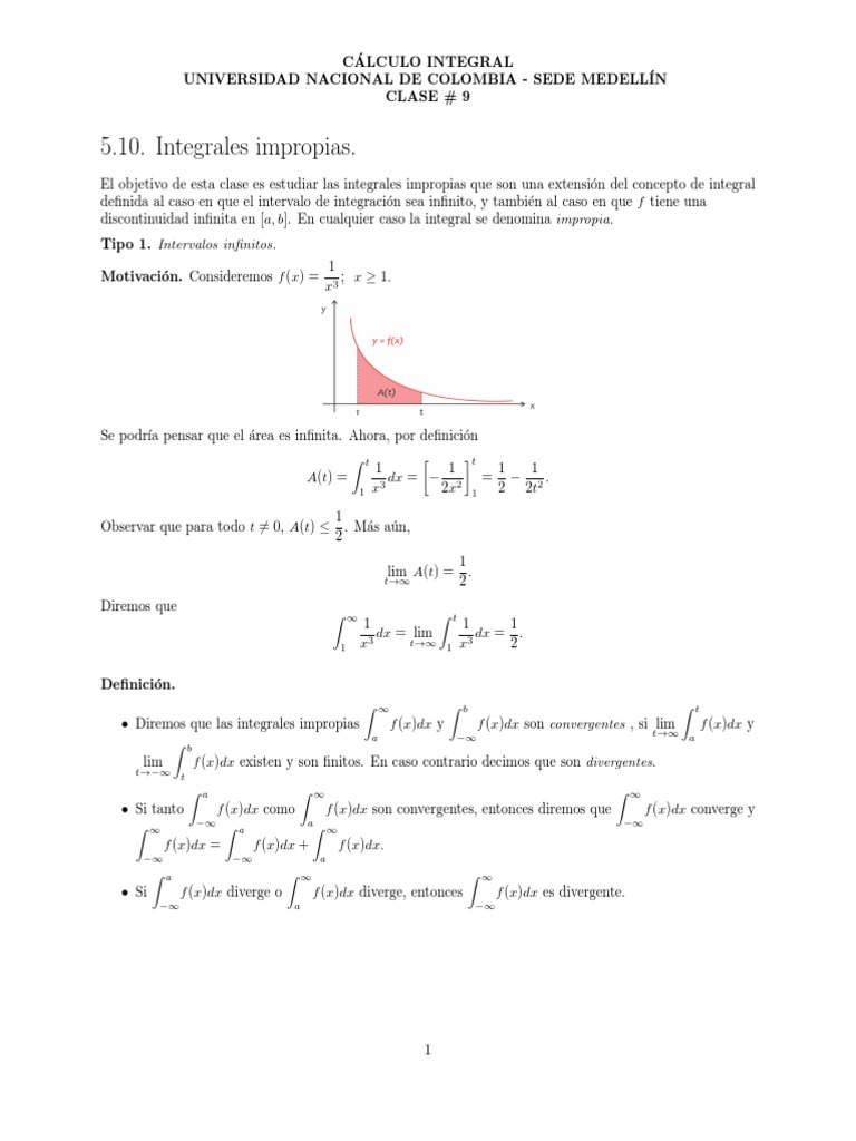 Clase N9 | PDF | Integral | Cálculo