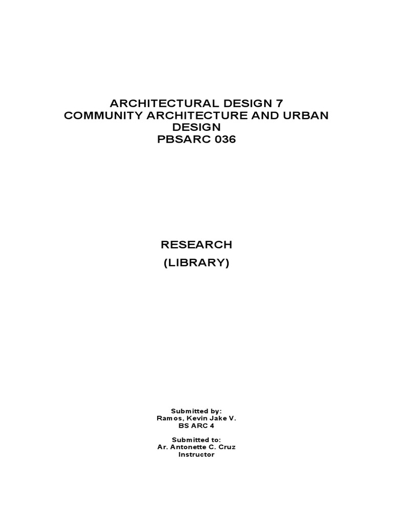 Library Research | PDF | Libraries | Books