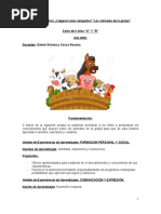 Unidad Didáctica La Mascota de Nuestra Sala | PDF | Aprendizaje ...