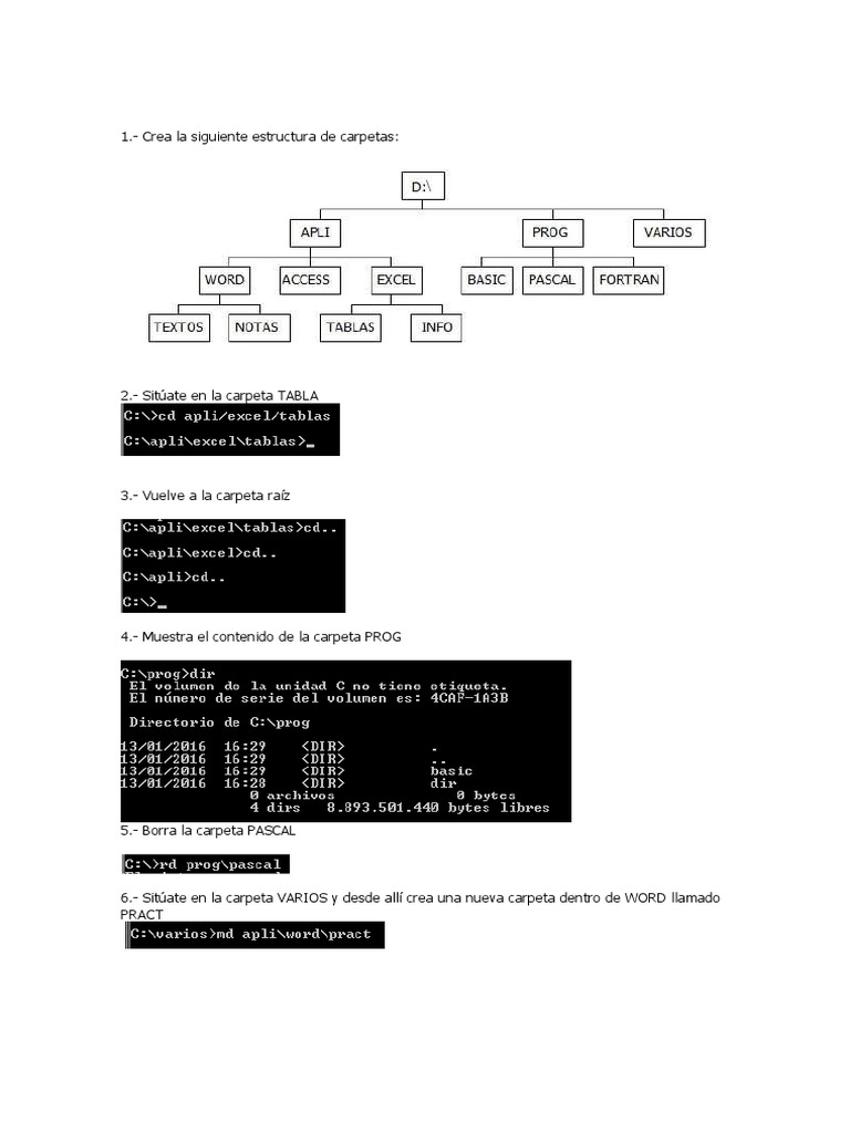 Sitúate en La Carpeta VARIOS y Desde Allí Crea Una Nueva Carpeta Dentro de WORD Llamado PRACT ...