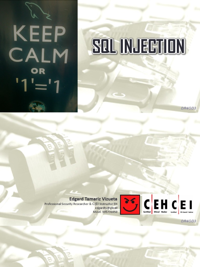 SQL Injection CM | PDF | SQL | Bases de datos