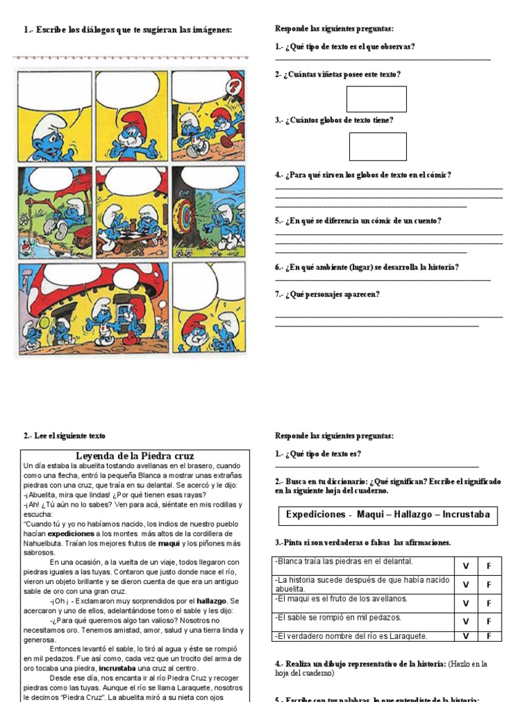 Comprensión Lectora 3° Básico | PDF
