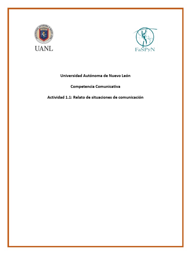 Actividad - 01 - E1-Competencia Comunicativa | PDF | Comunicación | Cognición