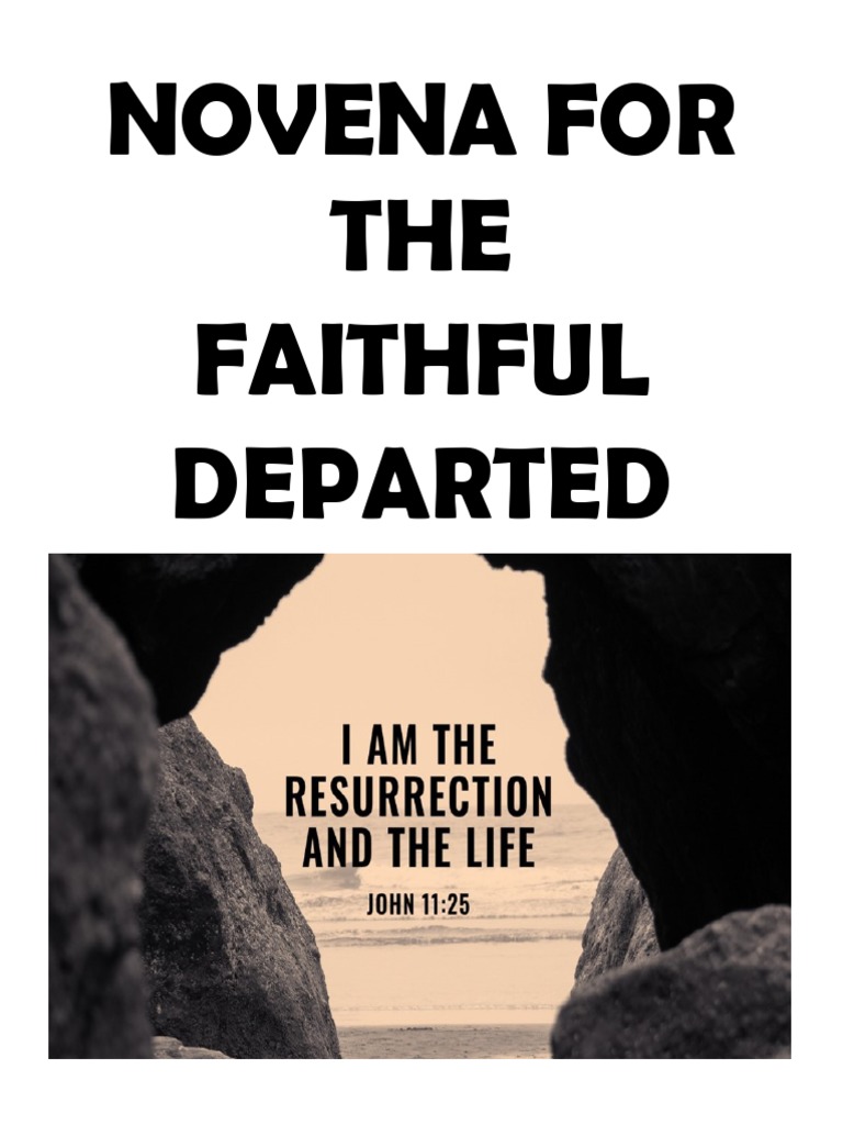 Novena for the Faithful Departed | PDF | Purgatory | Rosary