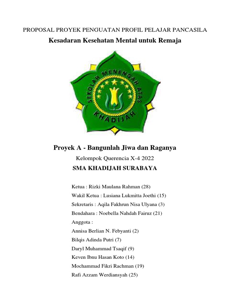 Proposal Projek A Fix-1 PDF | PDF