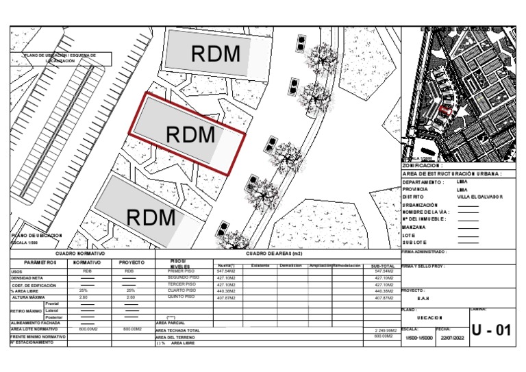 Plano de Ubicacion Final A3 | PDF