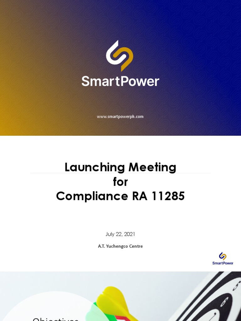 Compliance To RA 11285 | PDF