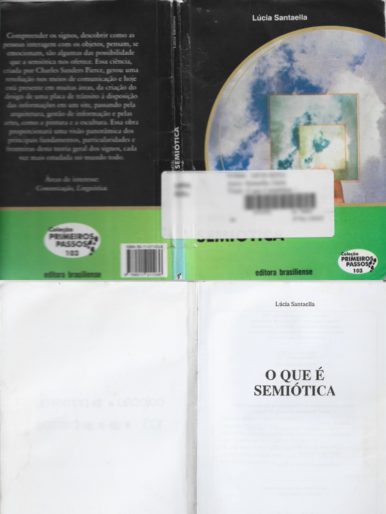 Lucia Santaella - O Que É Semió Tica | PDF