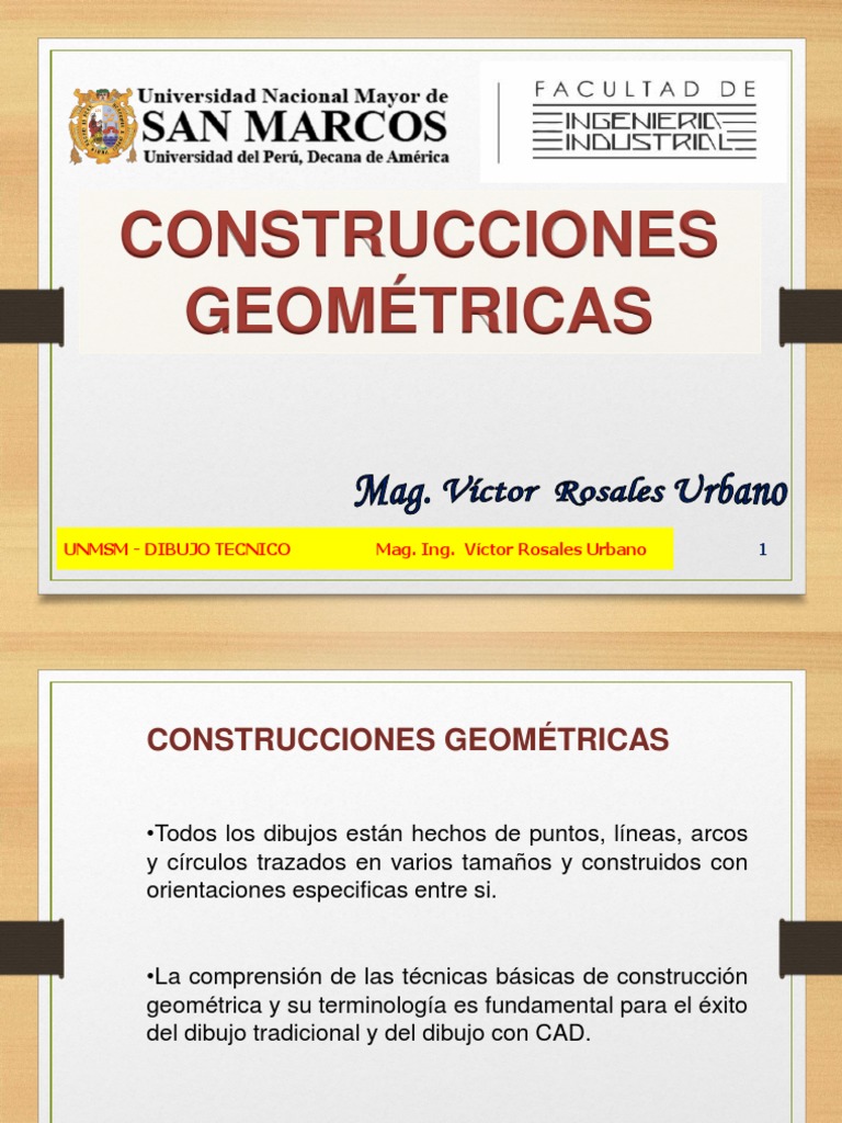 Construcciones Geometricas | PDF | Tangente | Curva