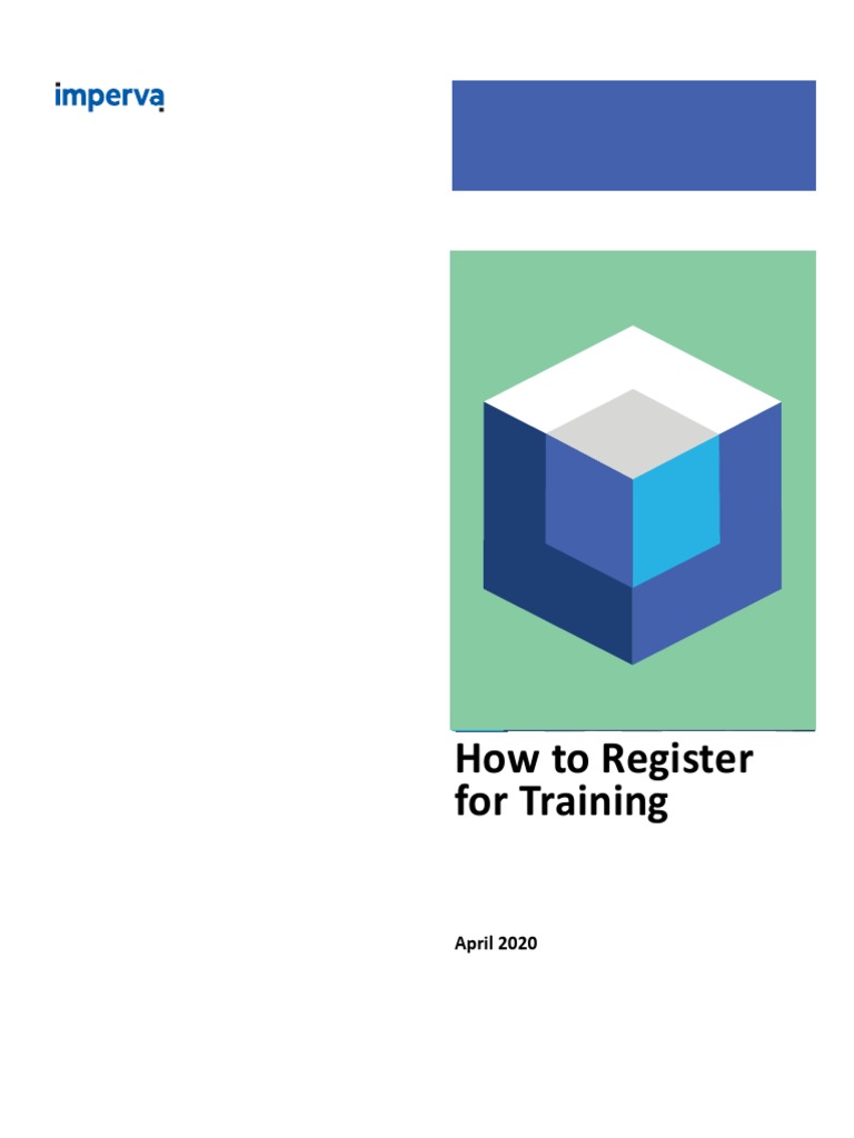 How To Register For Training | PDF