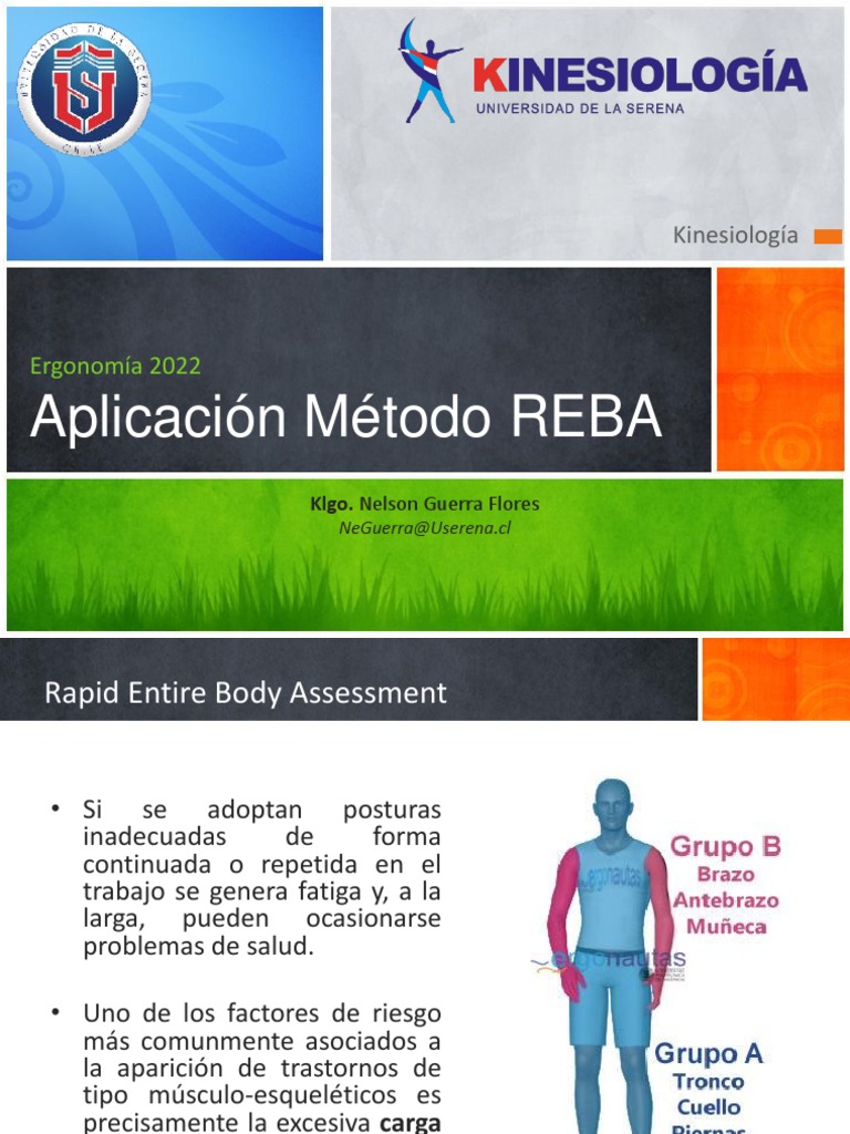 Método REBA | PDF | Factores humanos y ergonomía